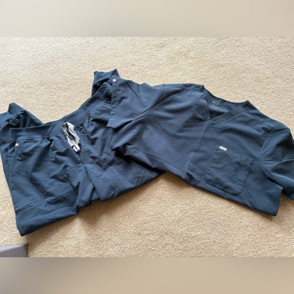 Figs | Tops | Figs Scrubs Dark Harbor Set | Poshmark